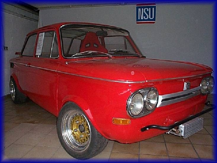 NSU TT / TTS RENNSPORTZENTRUM | Gebrauchtfahrzeuge Stand 19.5.2001